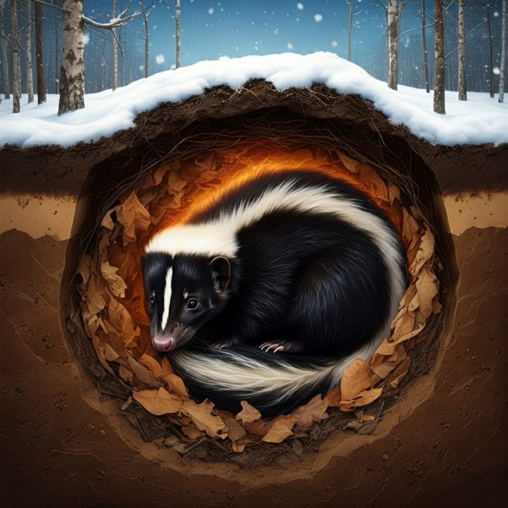Where Do Skunks Go in the Winter in Ontario?